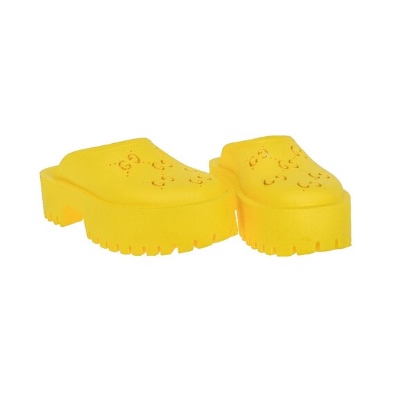 Gucci | Shoes | Gucci Platform Perforated G Rubber Clogs Sandals | Poshmark